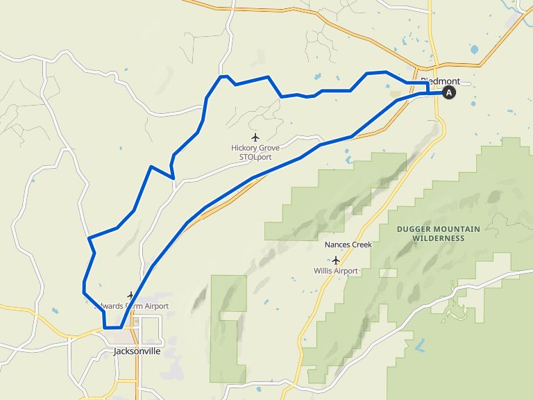 Anello da Piedmont a Jacksonville, Alabama - Tour Chief Ladiga | giro ...